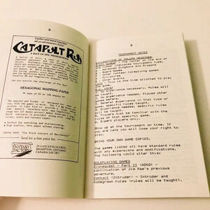 Other | Vintage 1985 Cangames 85 Booklet Annual Gaming Convention ...